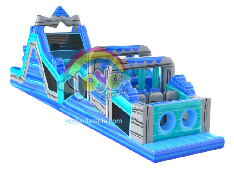 Ice Storm Marble Inflatable Obstacle Course YY-OB240402-A | Yoyo Inflatable